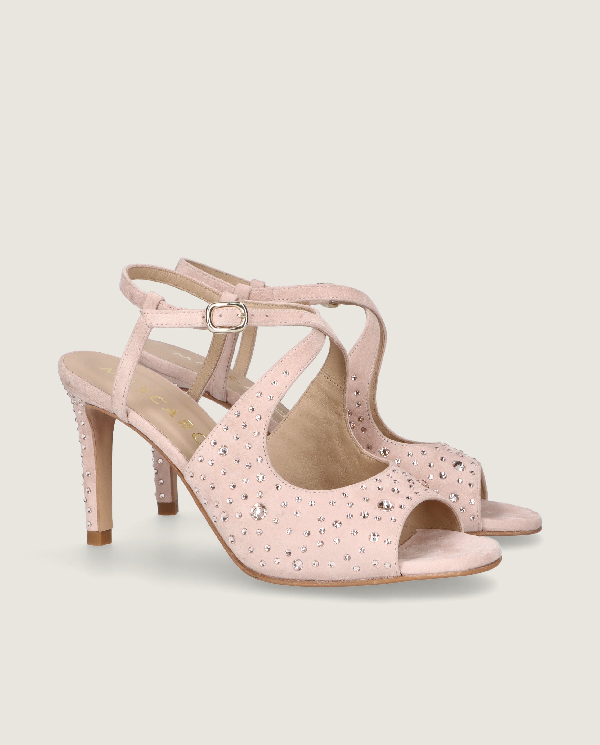Ruth Pink Suede Sandals | Mascaró